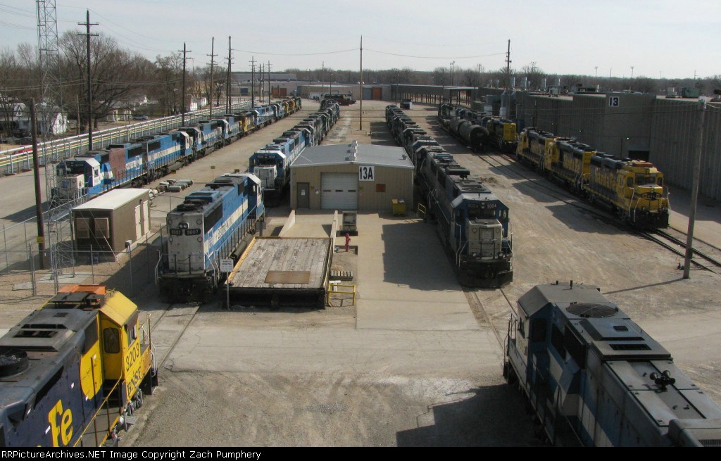 Stored BNSF Locomotives
